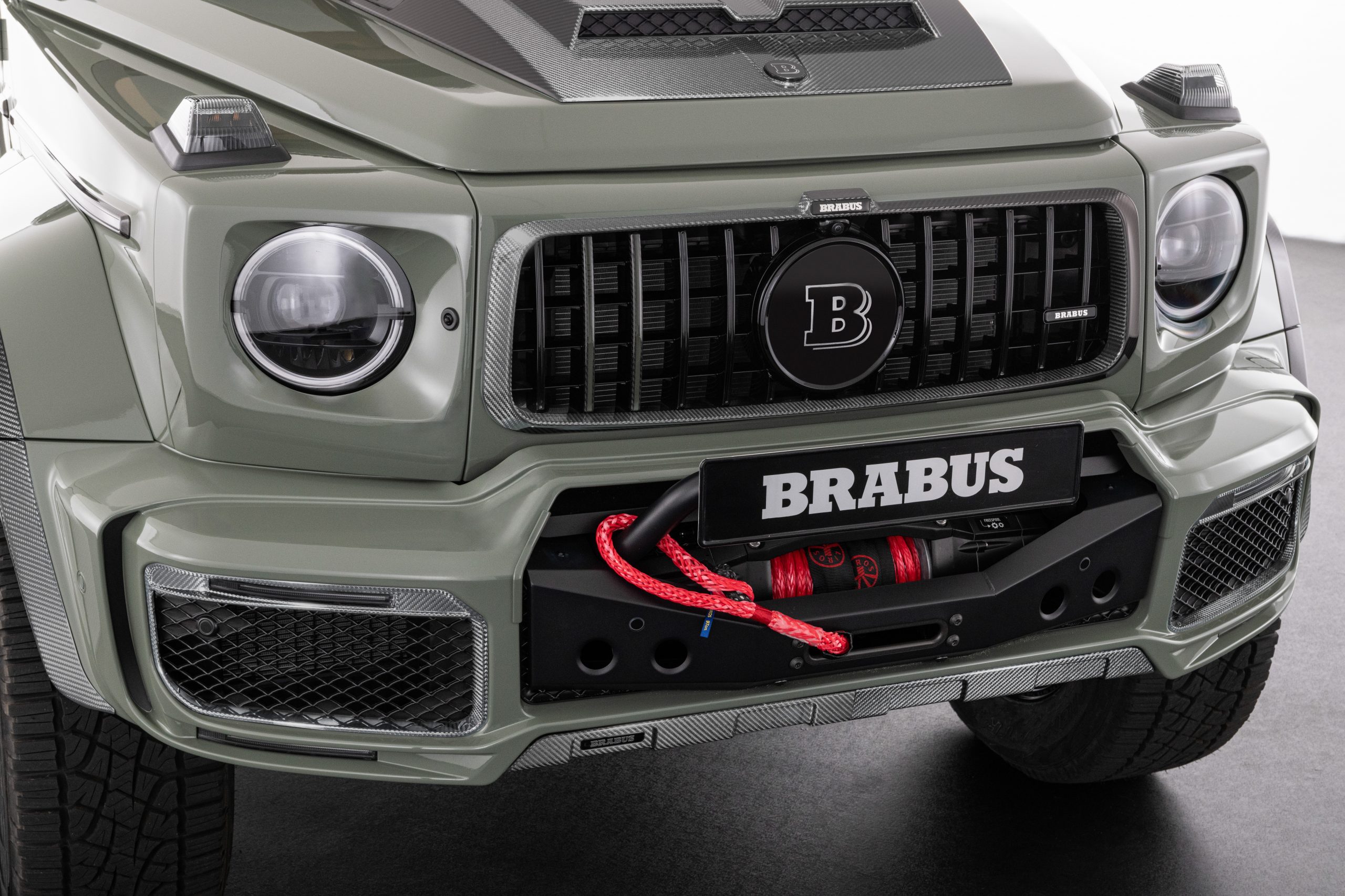 Here's The New Brabus 800 4x4² Stealth Green Based On The G-Class ...